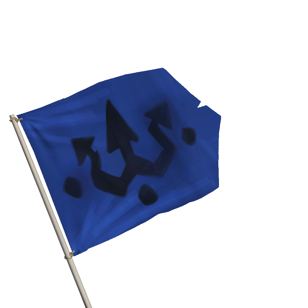 Blue Resolute Flag | Items | Sea of Thieves | Geekya.com