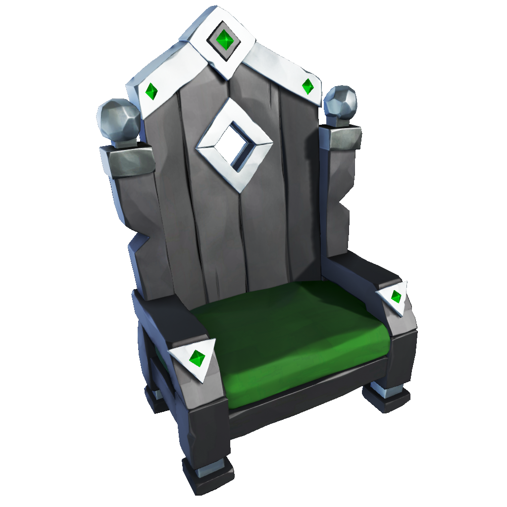 Obsidian Captain's Chair | Items | Sea of Thieves | Geekya.com