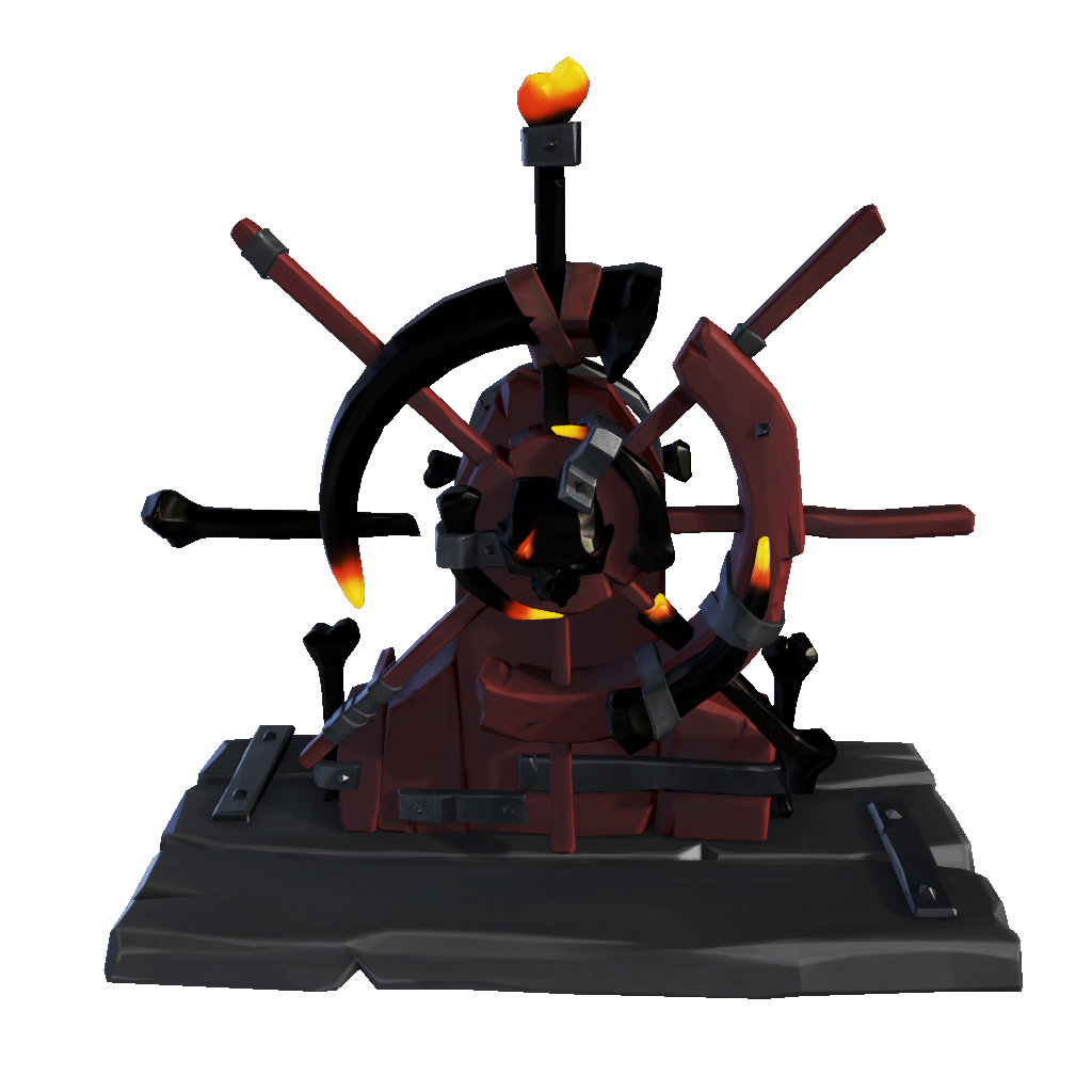 Obsidian Bone Crusher Wheel | Items | Sea of Thieves | Geekya.com