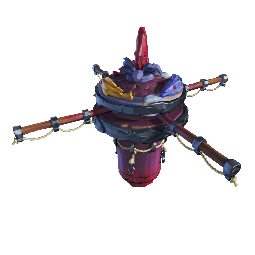 Ruby Splashtail Capstan | Items | Sea of Thieves | Geekya.com