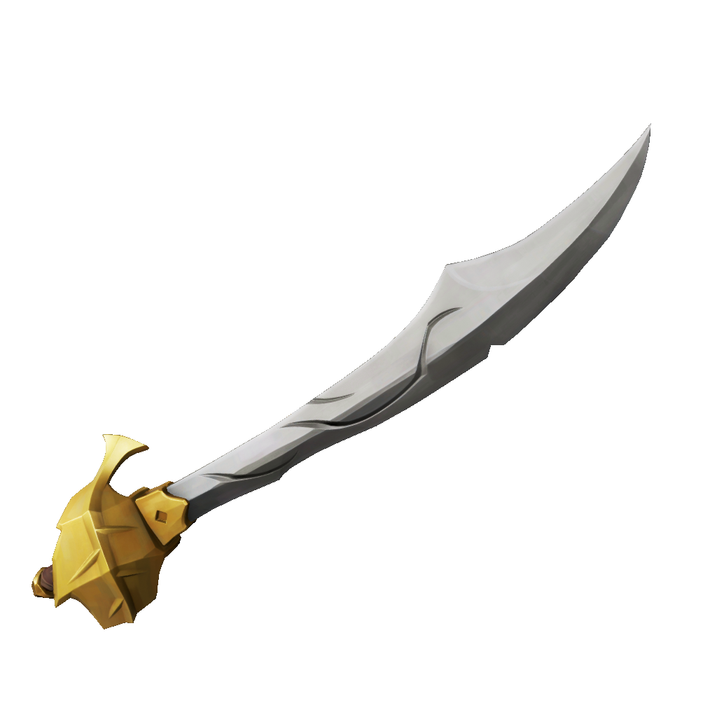 Gold Leaf Cutlass | Items | Sea of Thieves | Geekya.com