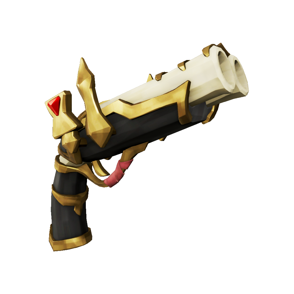 Reaper's Bones Double Barrel Pistol | Items | Sea of Thieves | Geekya.com