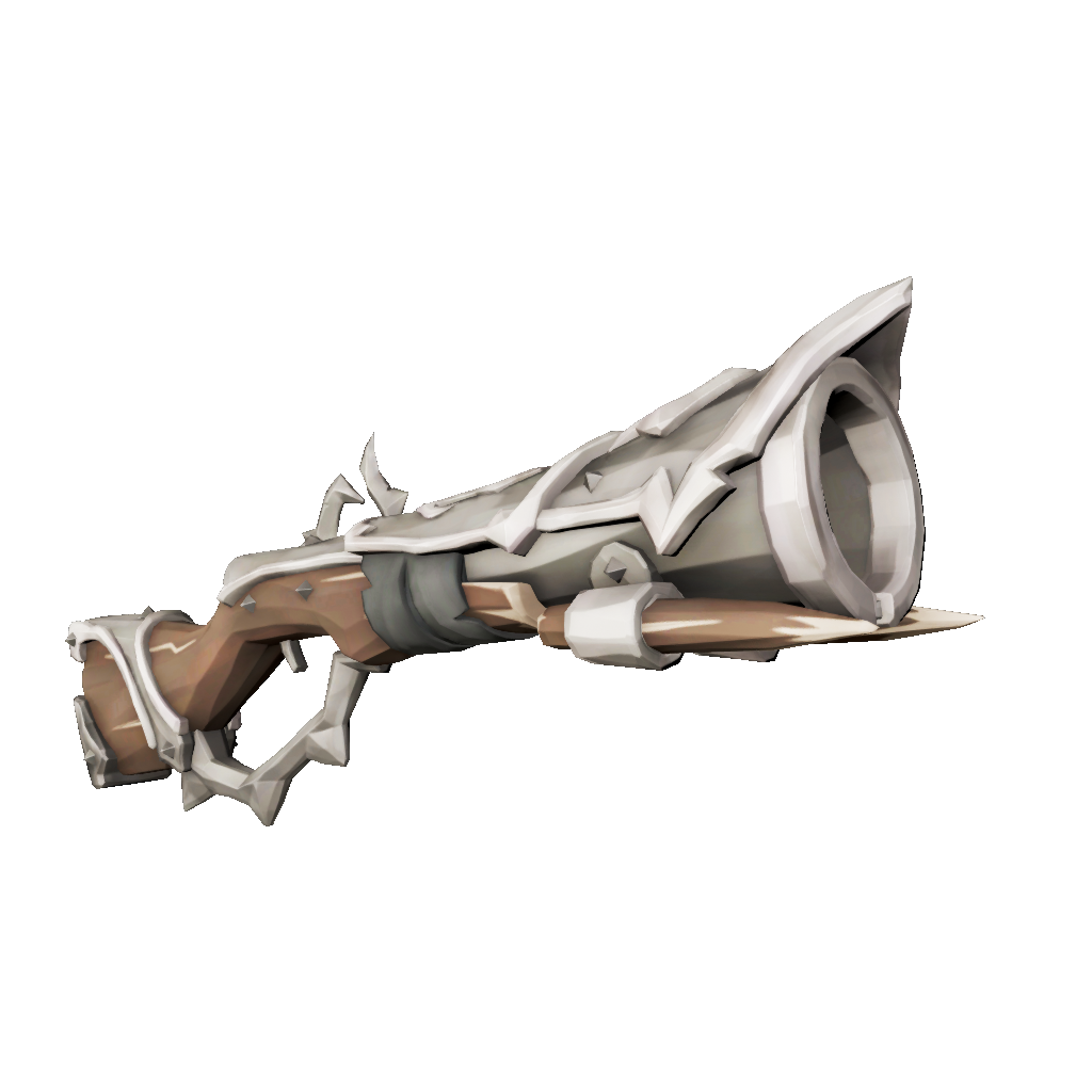 Silver Sepulchre Blunderbuss | Items | Sea of Thieves | Geekya.com