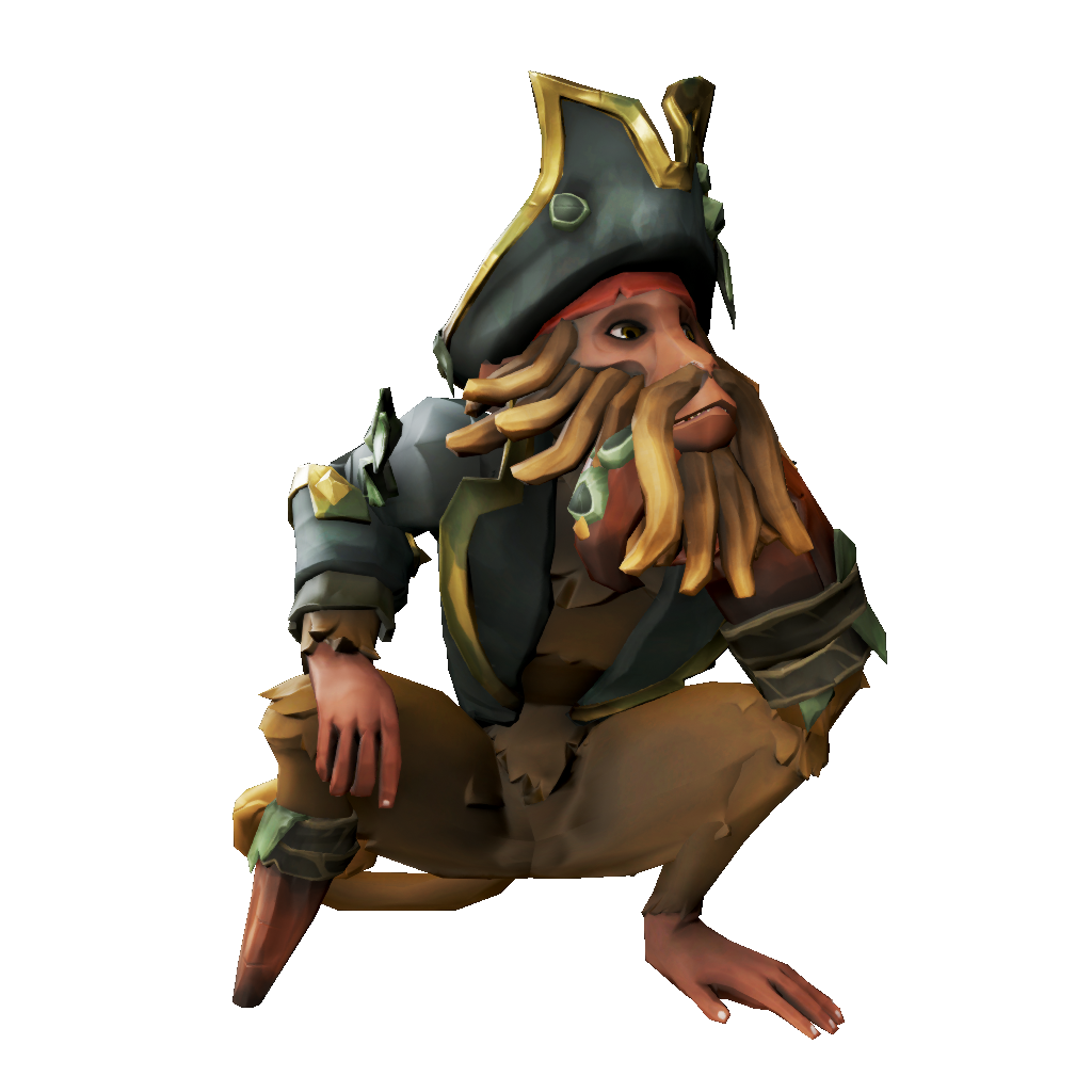 Condemned Captain Monkey | Items | Sea of Thieves | Geekya.com