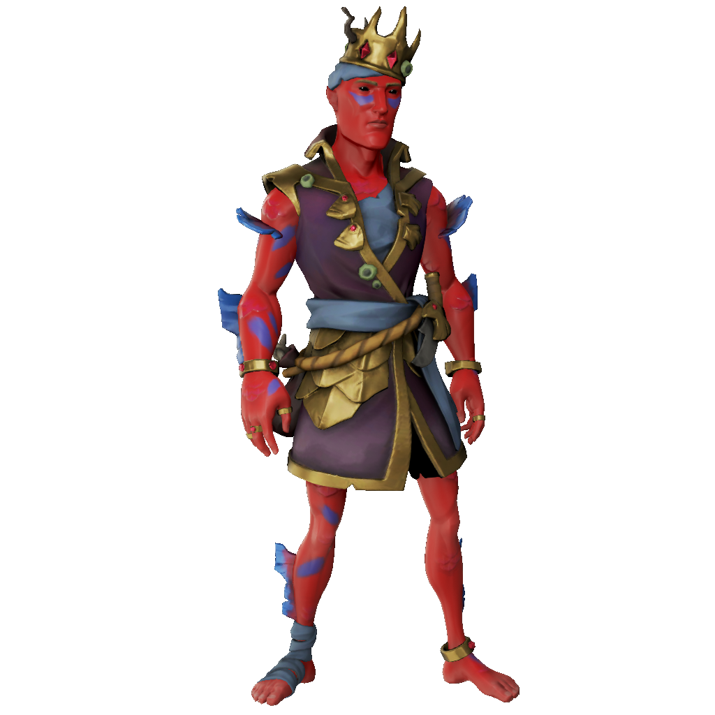 Ruby Splashtail Monarch Costume | Items | Sea of Thieves | Geekya.com