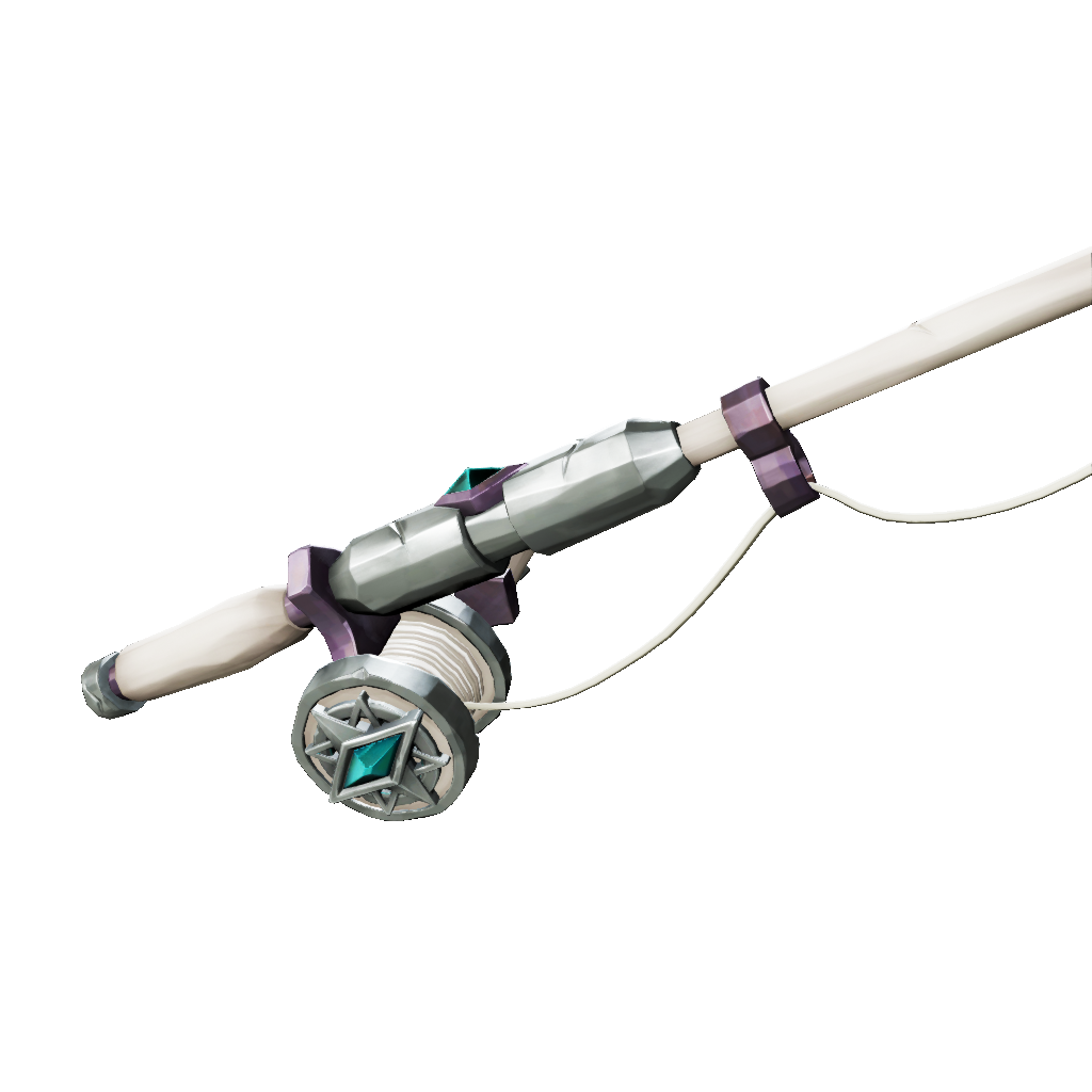 Silver Blade Fishing Rod | Items | Sea of Thieves | Geekya.com