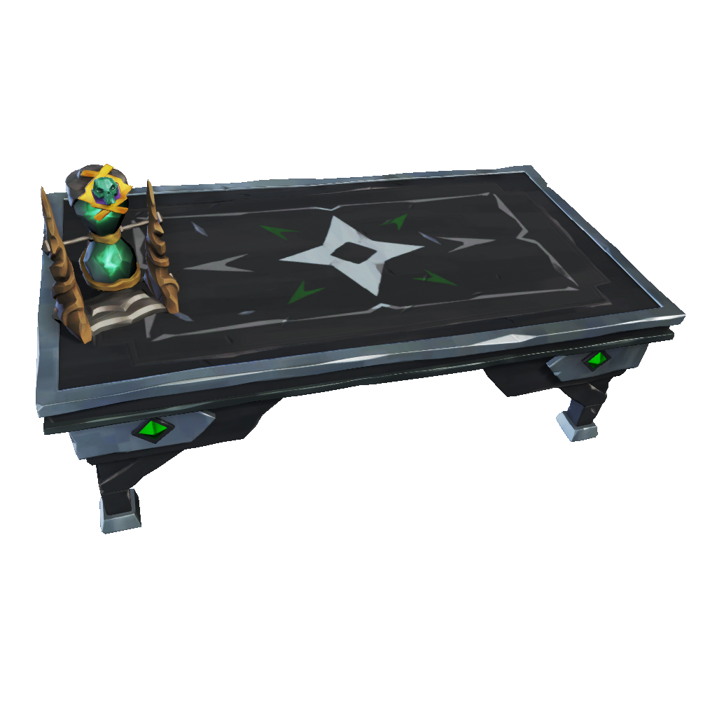 Obsidian Captain's Table | Items | Sea of Thieves | Geekya.com