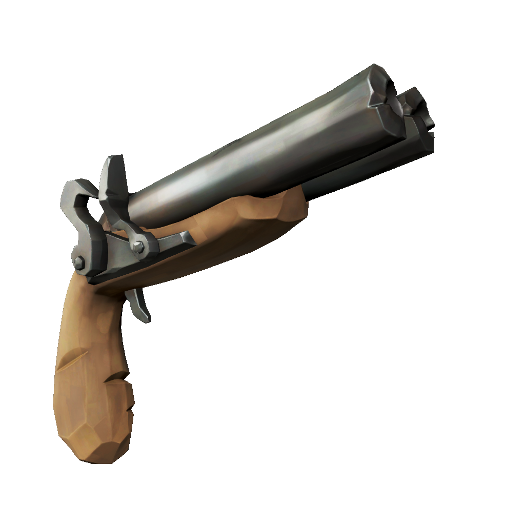 Sailor Double Barrel Pistol | Items | Sea of Thieves | Geekya.com