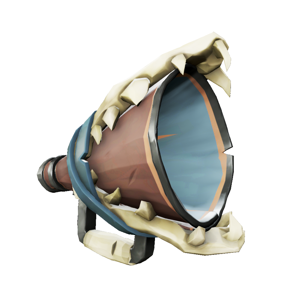 Big Jaws Speaking Trumpet | Items | Sea of Thieves | Geekya.com