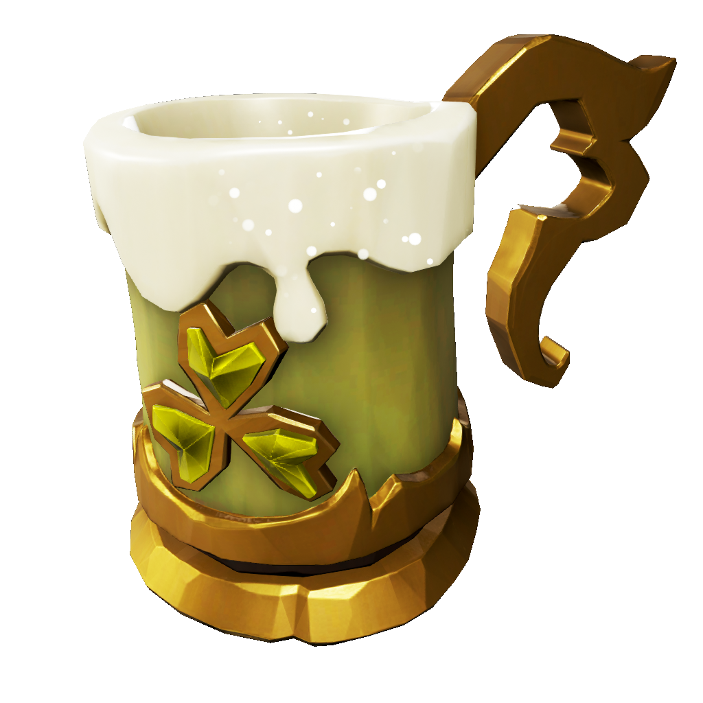 Shamrock Tankard | Items | Sea of Thieves | Geekya.com