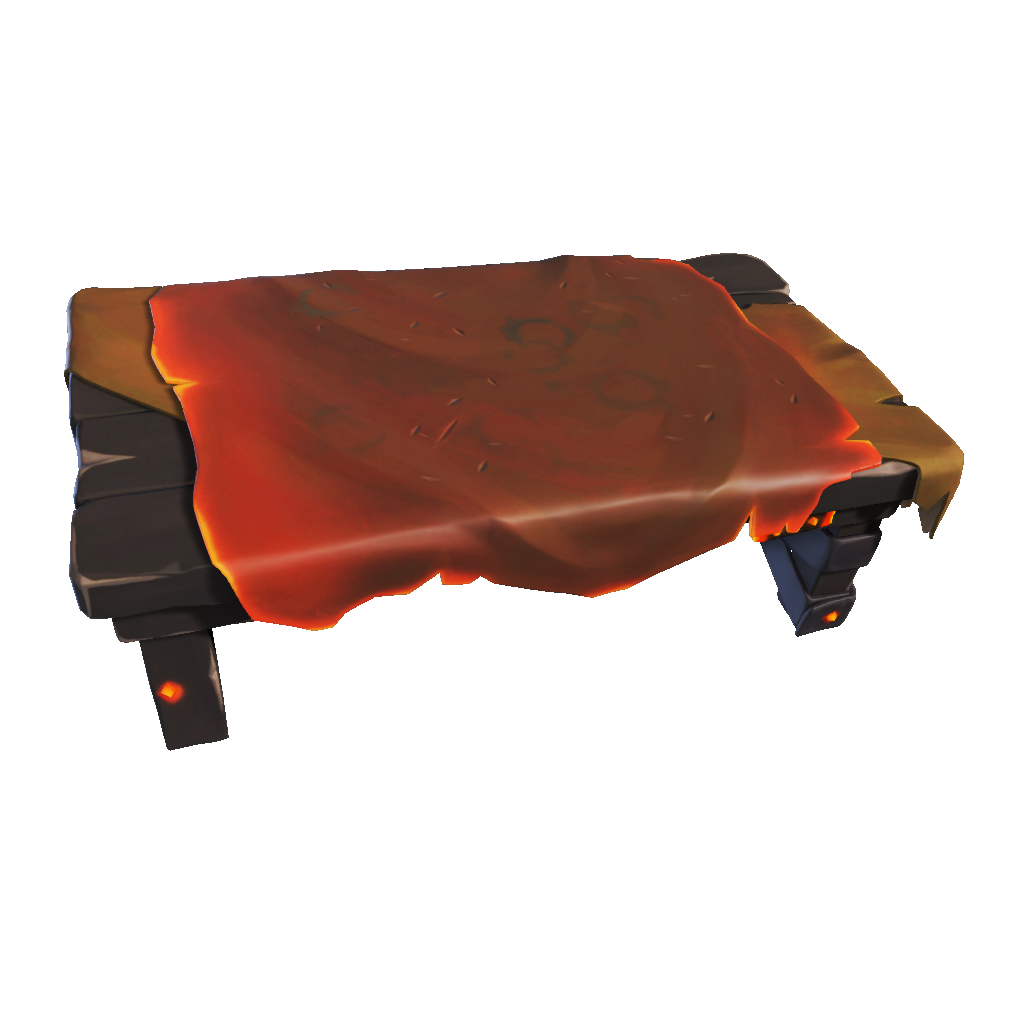 Scorched Forsaken Ashes Captain's Table | Items | Sea of Thieves ...