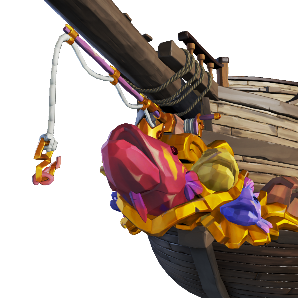 Collector's Ruby Splashtail Figurehead | Items | Sea of Thieves ...