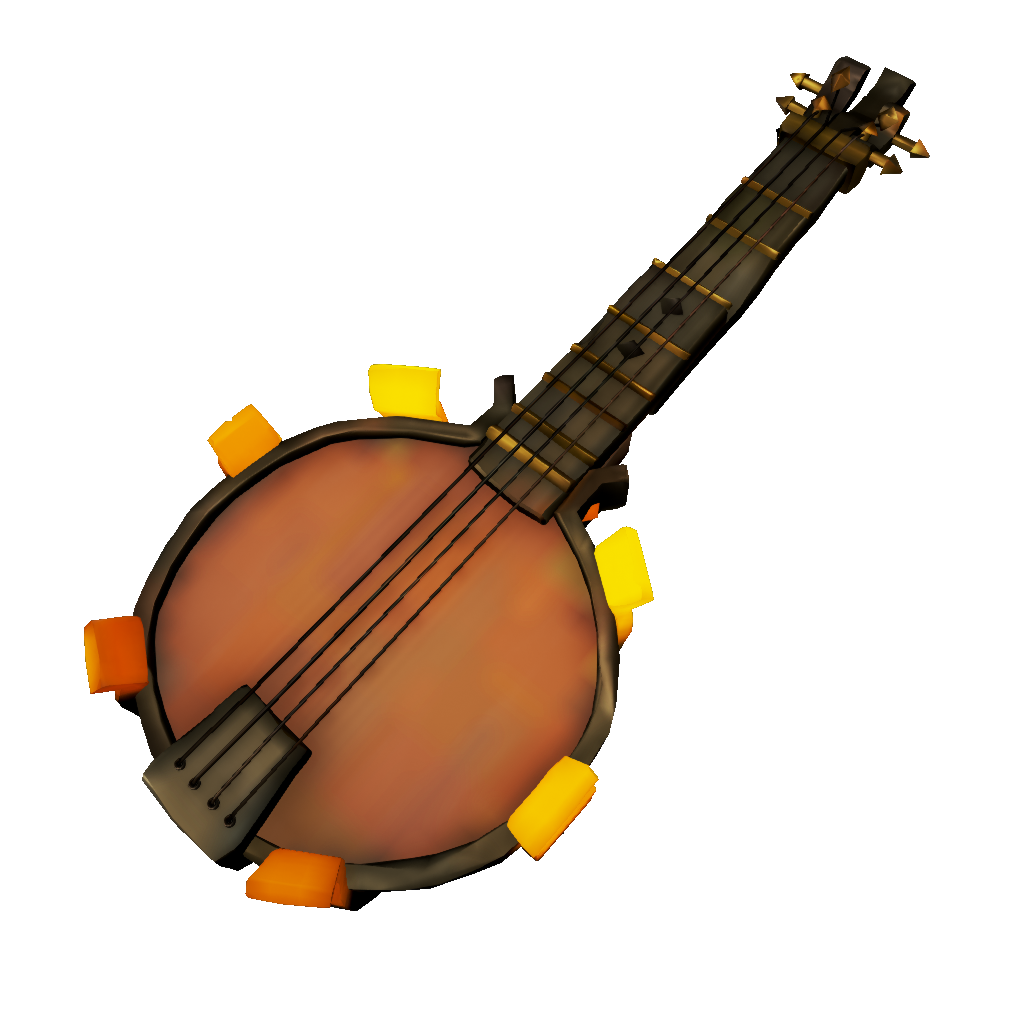 Scorched Forsaken Ashes Banjo | Items | Sea of Thieves | Geekya.com