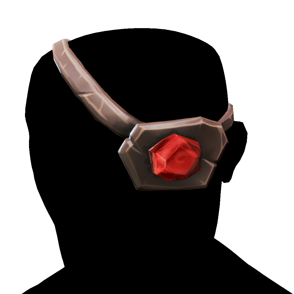 Ruby Sovereign Eyepatch | Items | Sea of Thieves | Geekya.com