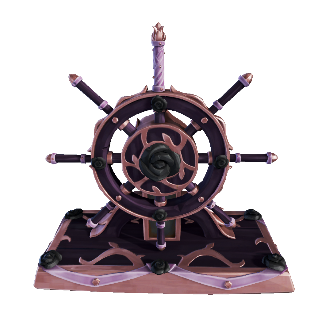 Thriving Wild Rose Wheel | Items | Sea of Thieves | Geekya.com